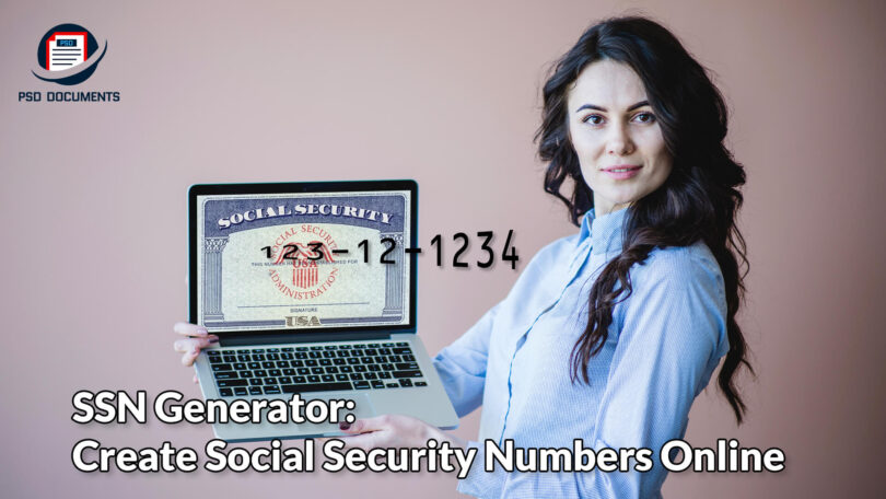 SSN Generator: Create Social Security Numbers Online | PSD Documents